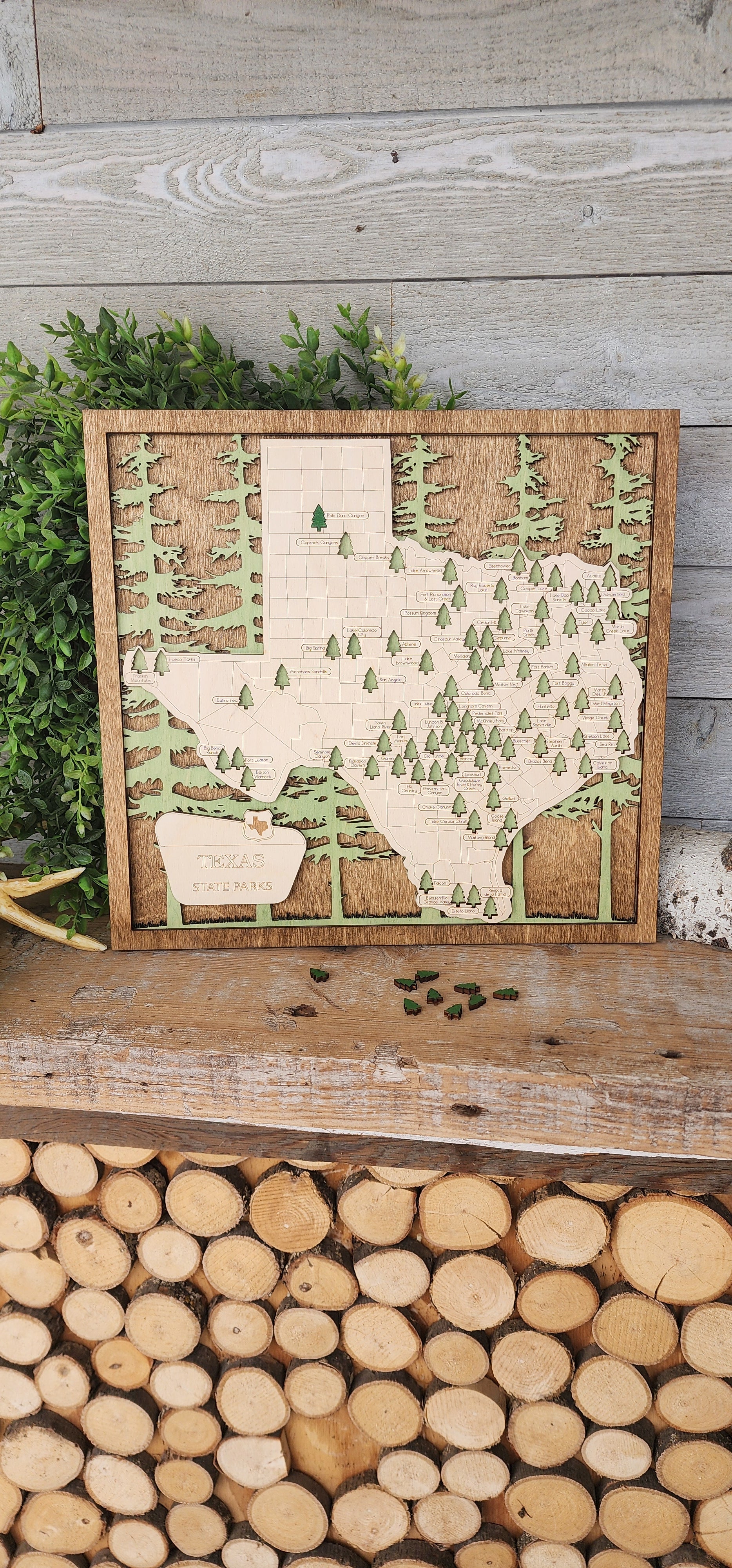 Texas State Park Travel Map, TX State Park Tracker Map, Travel Tracker ...